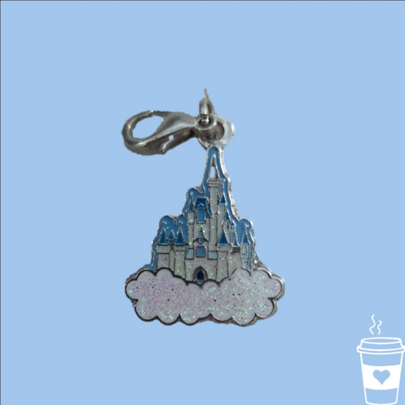Disney | Jewelry | Disney Cinderellas Castle Dangle Charm Silver Tone ...